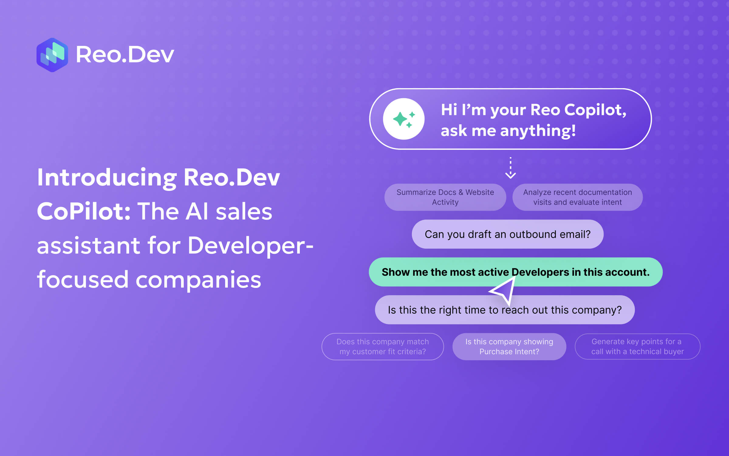 Introducing Reo.Dev CoPilot: The AI sales assistant for Developer ...